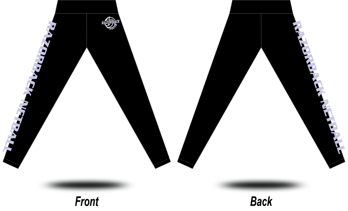 RAZORBACK NETBALL - Long Tights