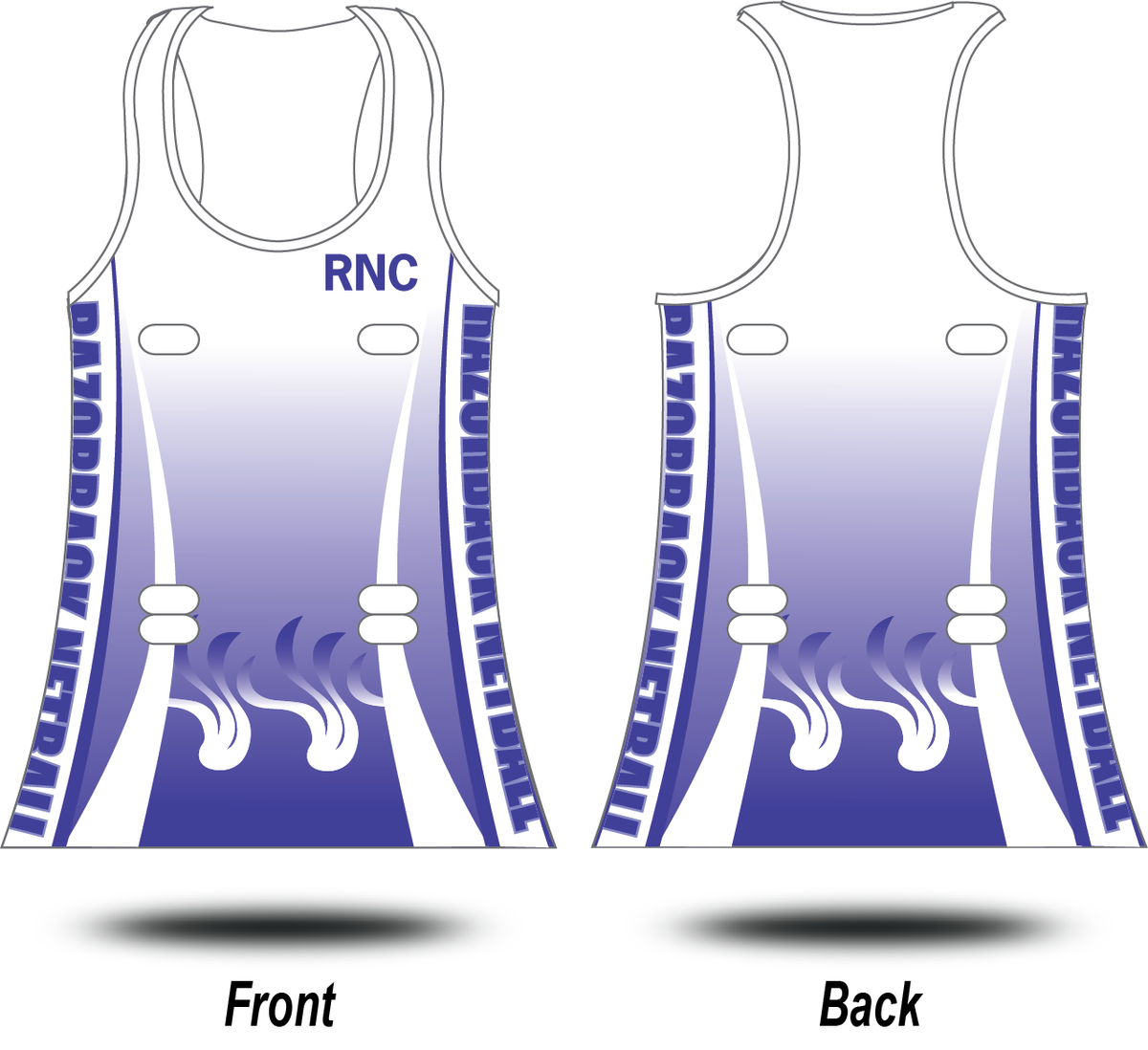 RAZORBACK NETBALL - Playing Singlet